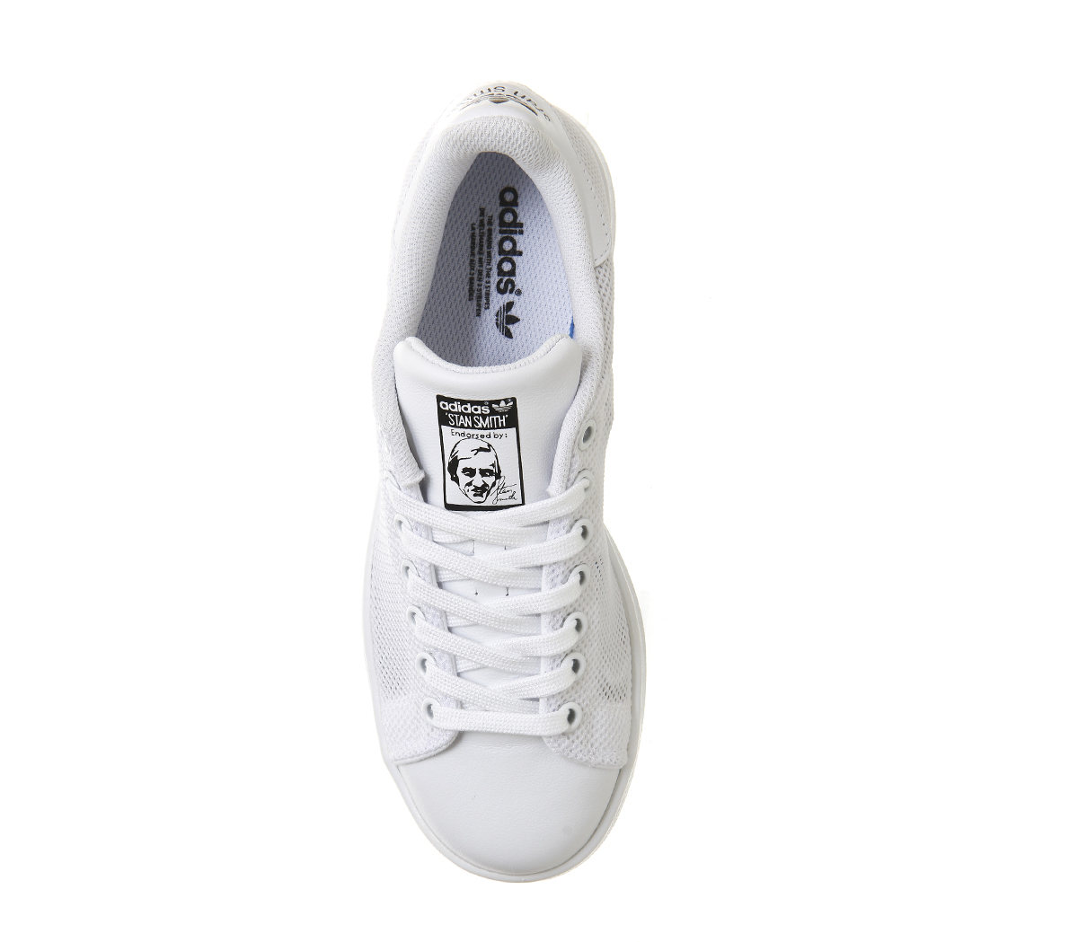 adidas Stan Smith White Mono Mesh - Unisex Sports