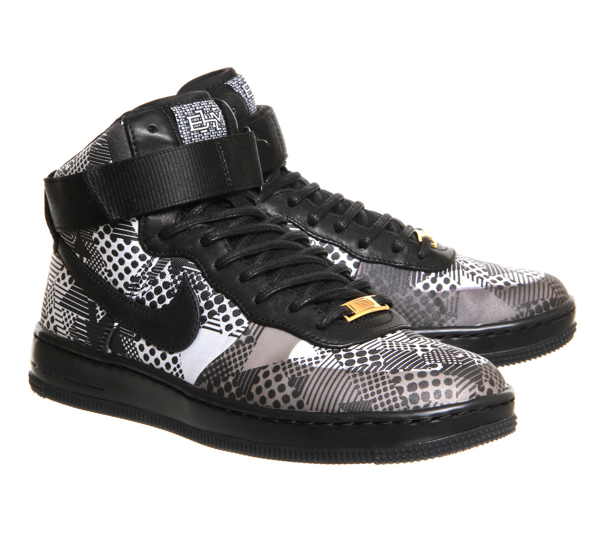 Nike Af1 Ultra Force Black Black White Bhm Qs - Junior