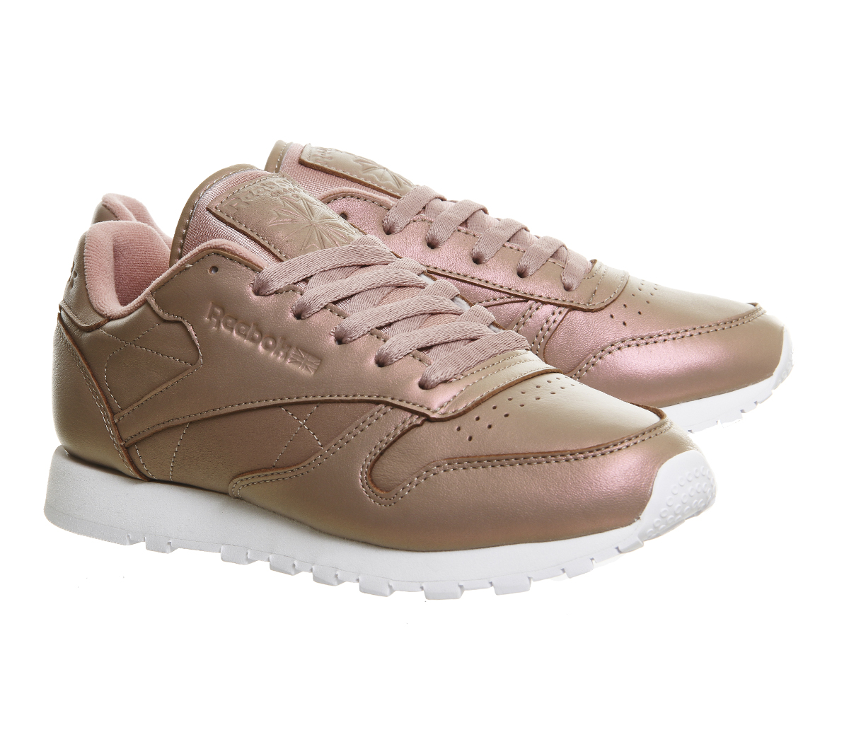 Reebok Classic Leather Rose Gold Pearlised - Women's Trainers